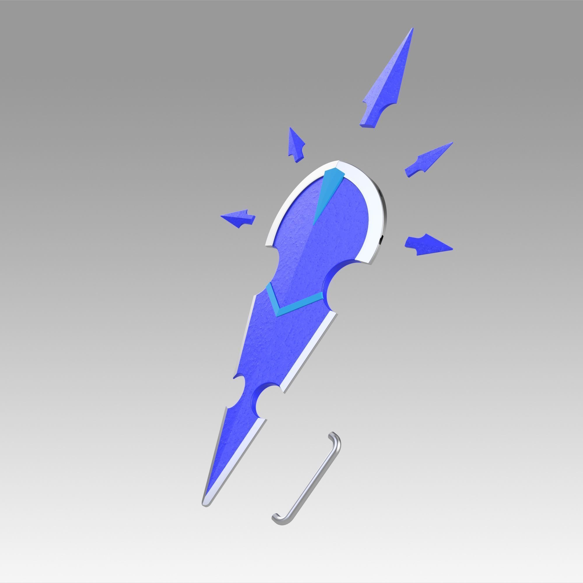 Kingdom Hearts 2 Organization XIII Chilly Academic Vexen Shield 3D model 3D printable | CGTrader