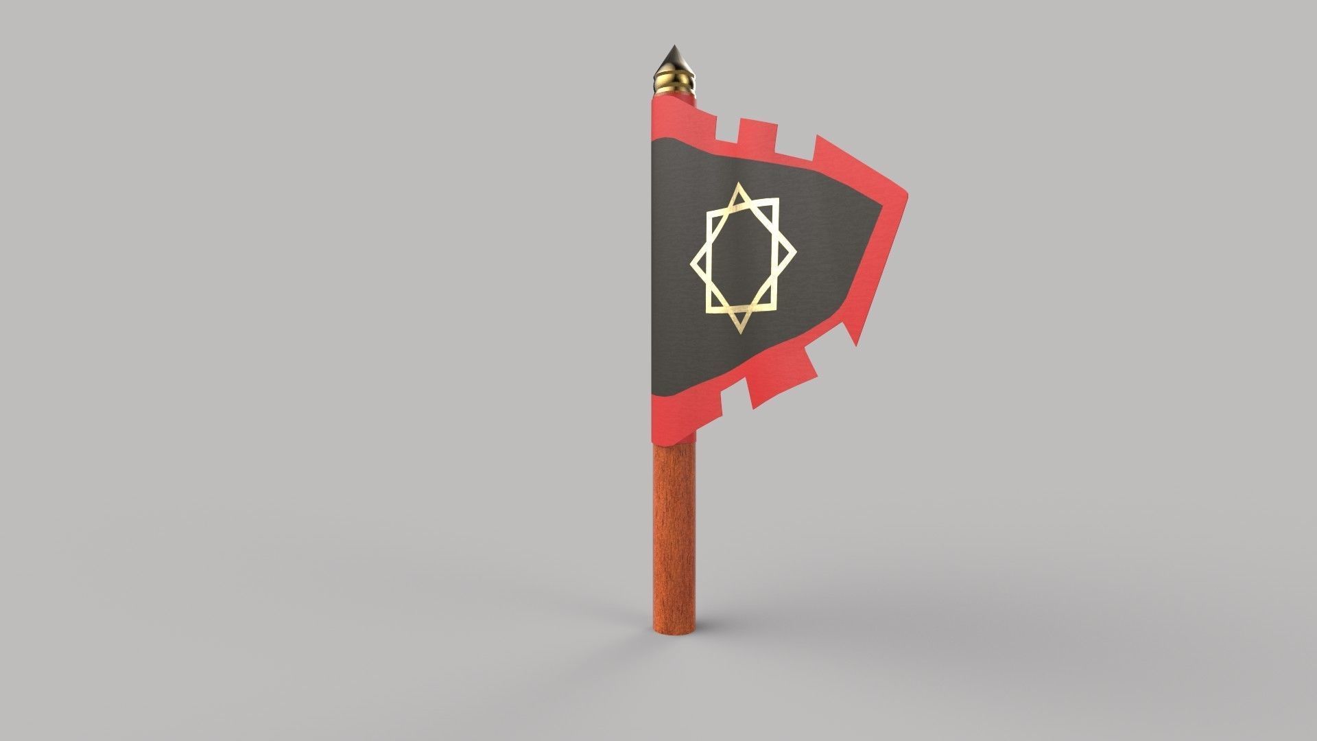 3D model Stylized flag VR / AR / low-poly | CGTrader
