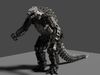 mech zilla 3D model rigged | CGTrader