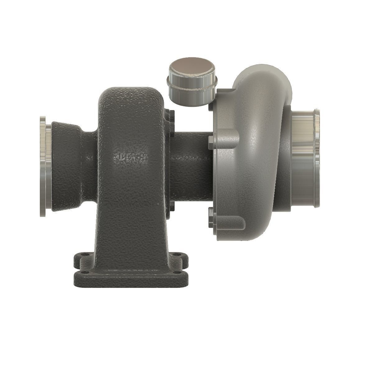 3d printable turbocharger with KN filter and hoses 3D model 3D ...