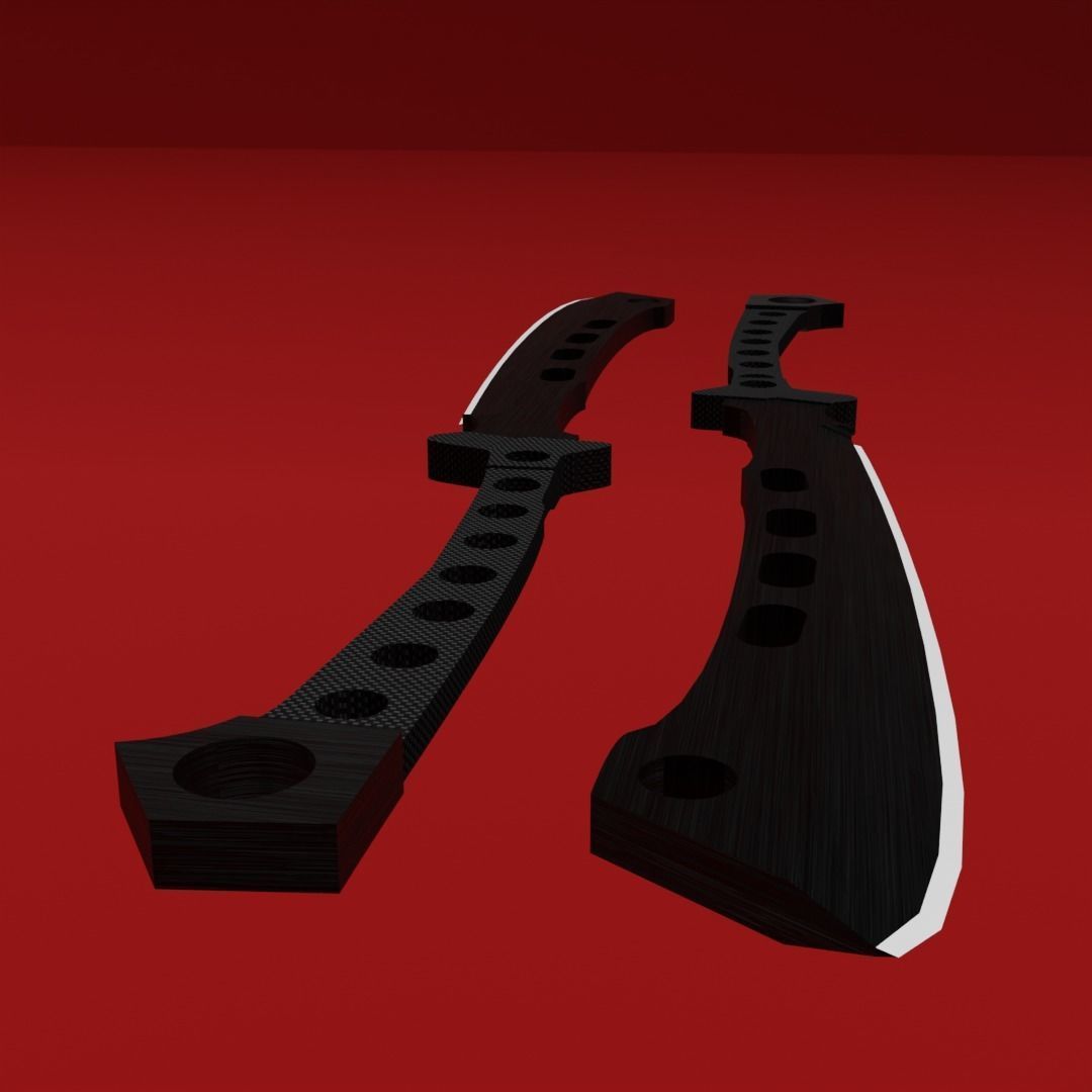 3D model Ultra light modern machete VR / AR / low-poly | CGTrader