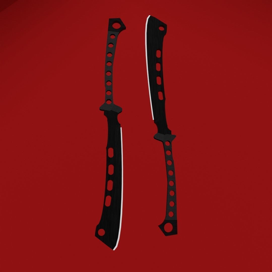 3D model Ultra light modern machete VR / AR / low-poly | CGTrader