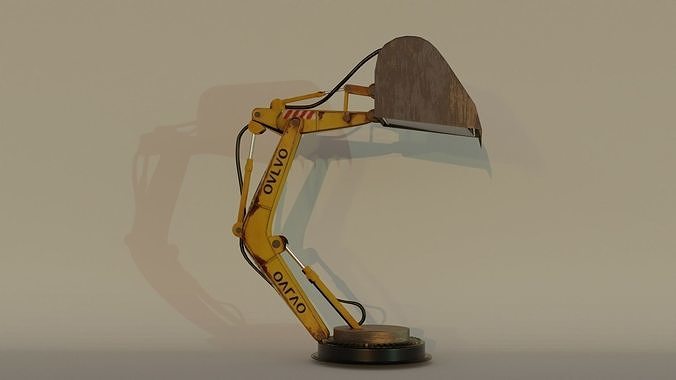 Industrial Revolution Table Lamp 3D model | CGTrader