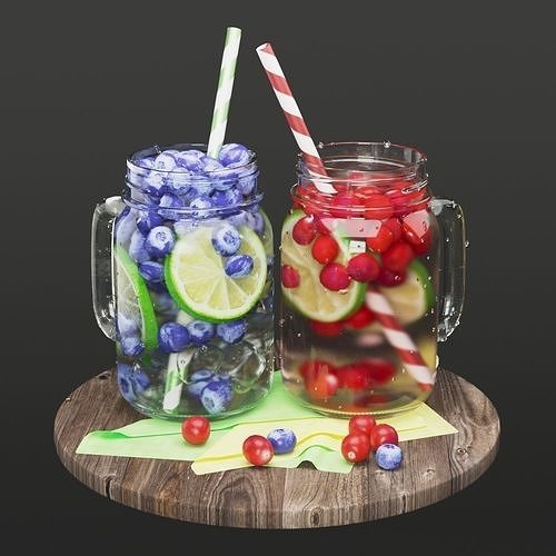 Lemonade 3D model | CGTrader