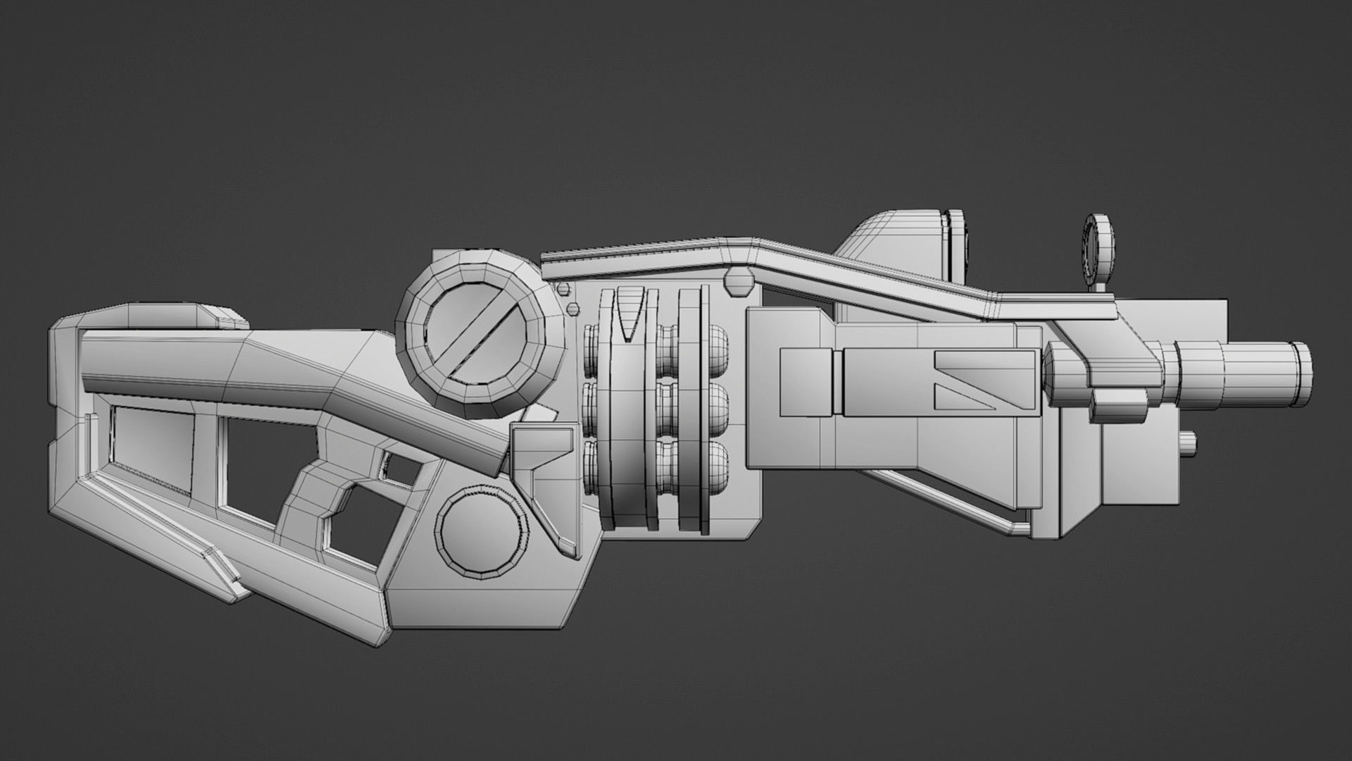 3D model Sci-Fi Shotgun - Aim Shooter VR / AR / low-poly | CGTrader