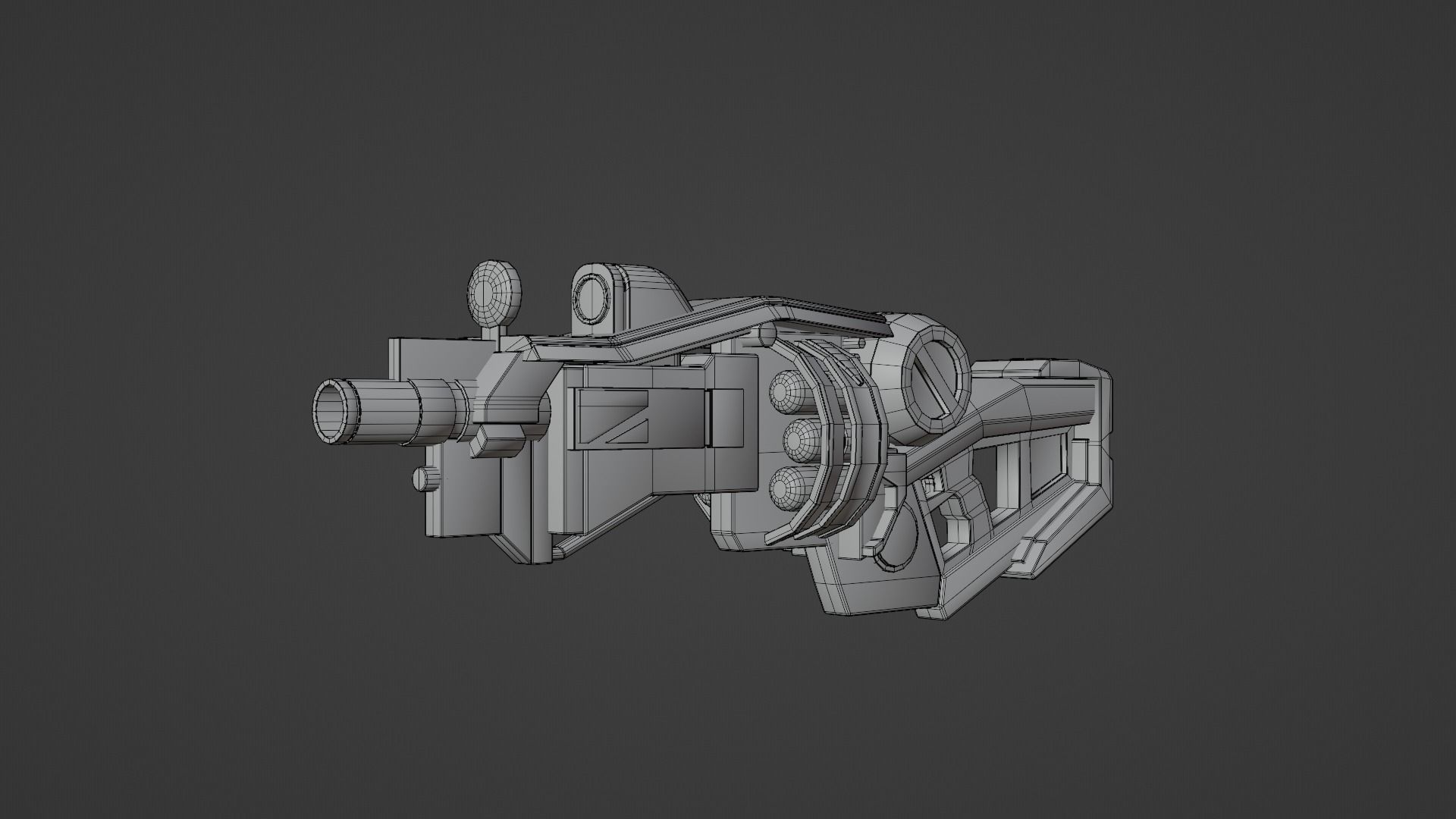 3D model Sci-Fi Shotgun - Aim Shooter VR / AR / low-poly | CGTrader