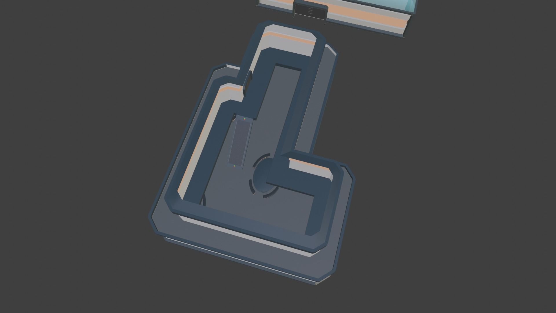 3D model Simple Low-Poly Sci-Fi Buildings VR / AR / low-poly | CGTrader