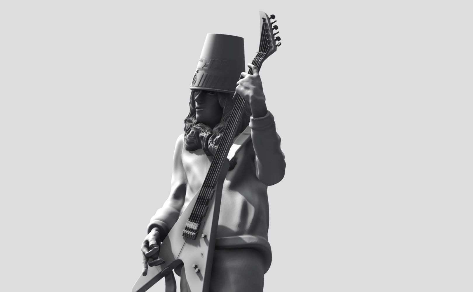 Buckethead - 3D printing 3D model 3D printable | CGTrader