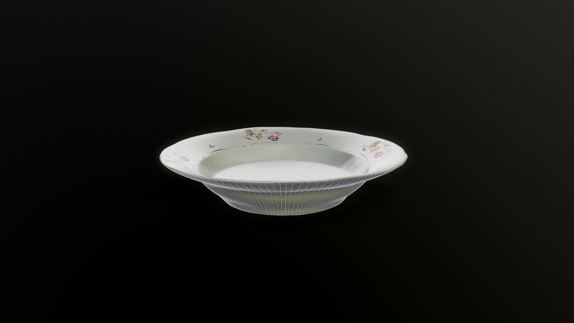 3D model 3D Scan Plate VR / AR / low-poly | CGTrader