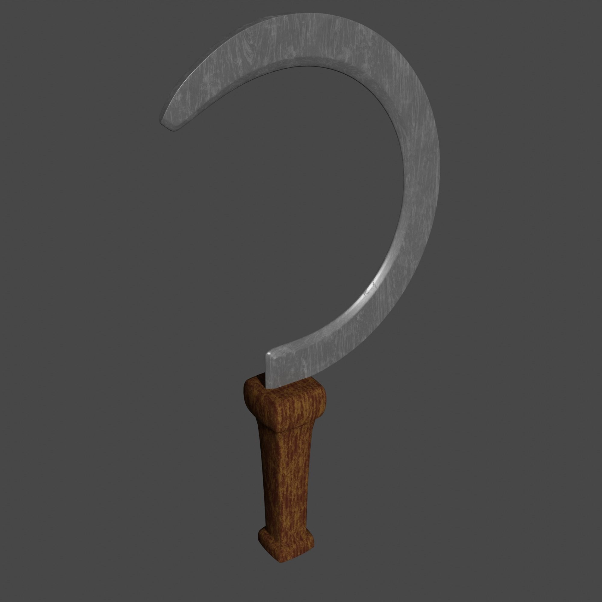 Metal Sickle free 3D model | CGTrader