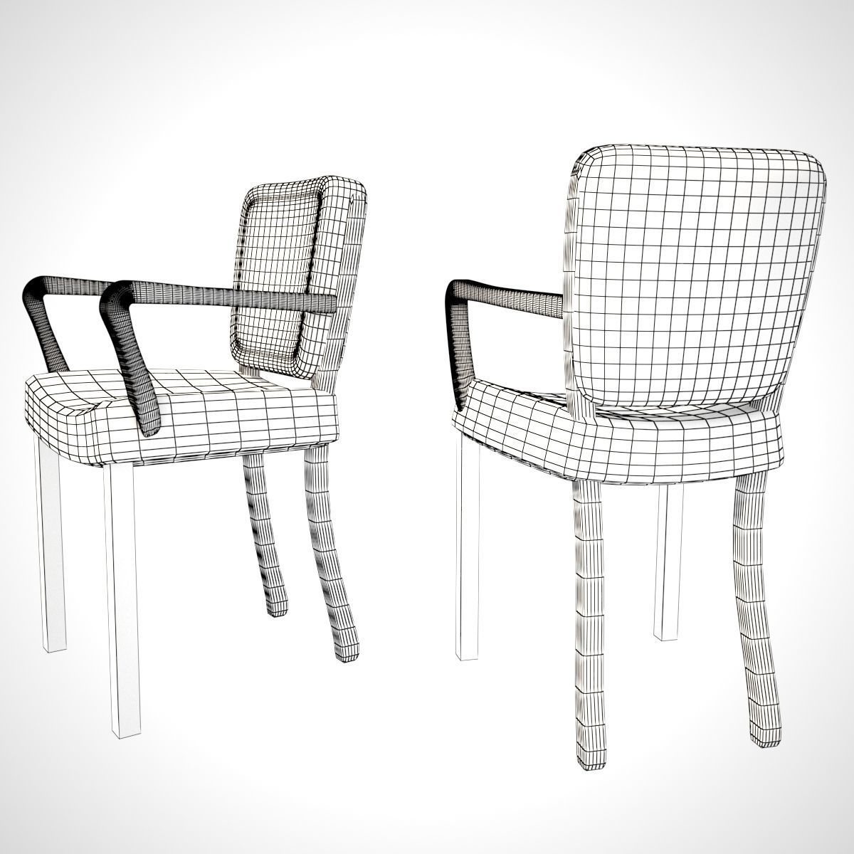 Arm chair 011 3D model | CGTrader