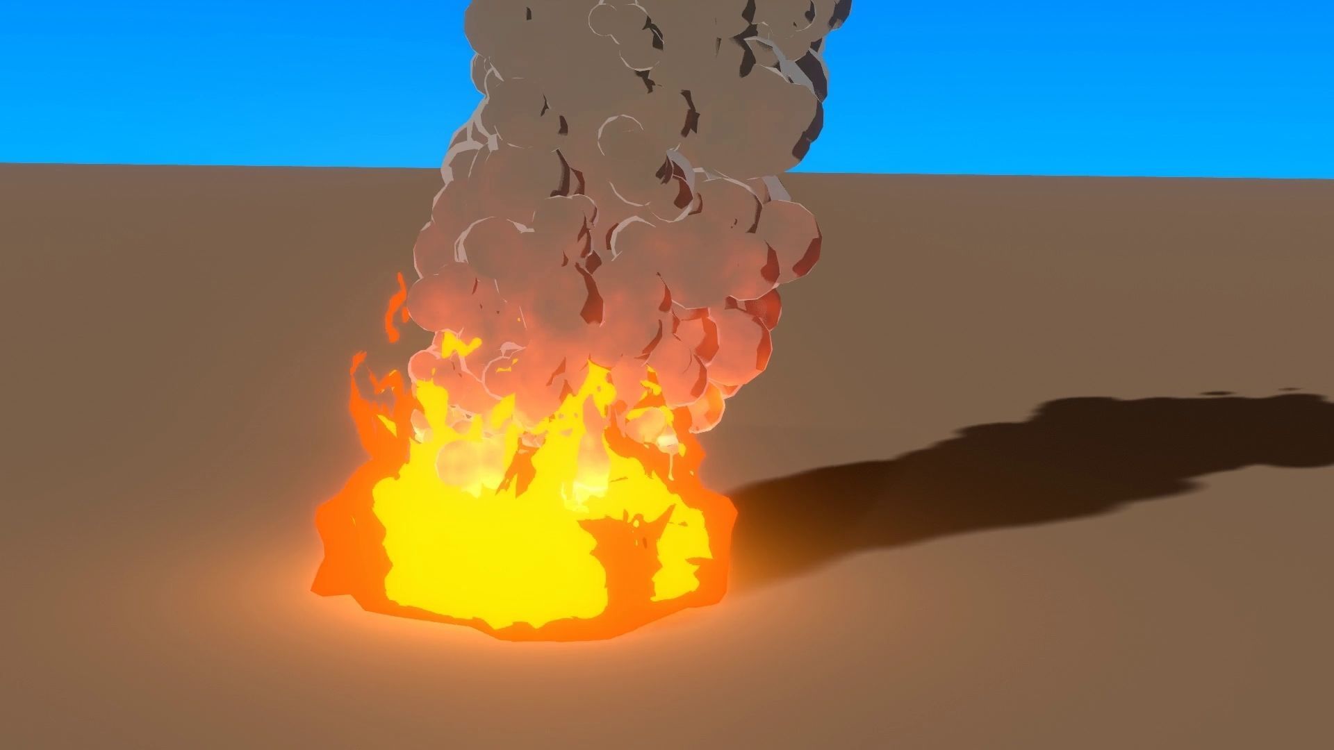 For Anime in Blender - Fire and Smoke 3D model animated | CGTrader