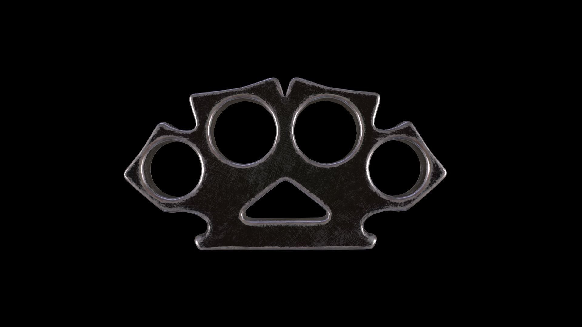Brass Knuckle Cold Weapon free 3D model | CGTrader