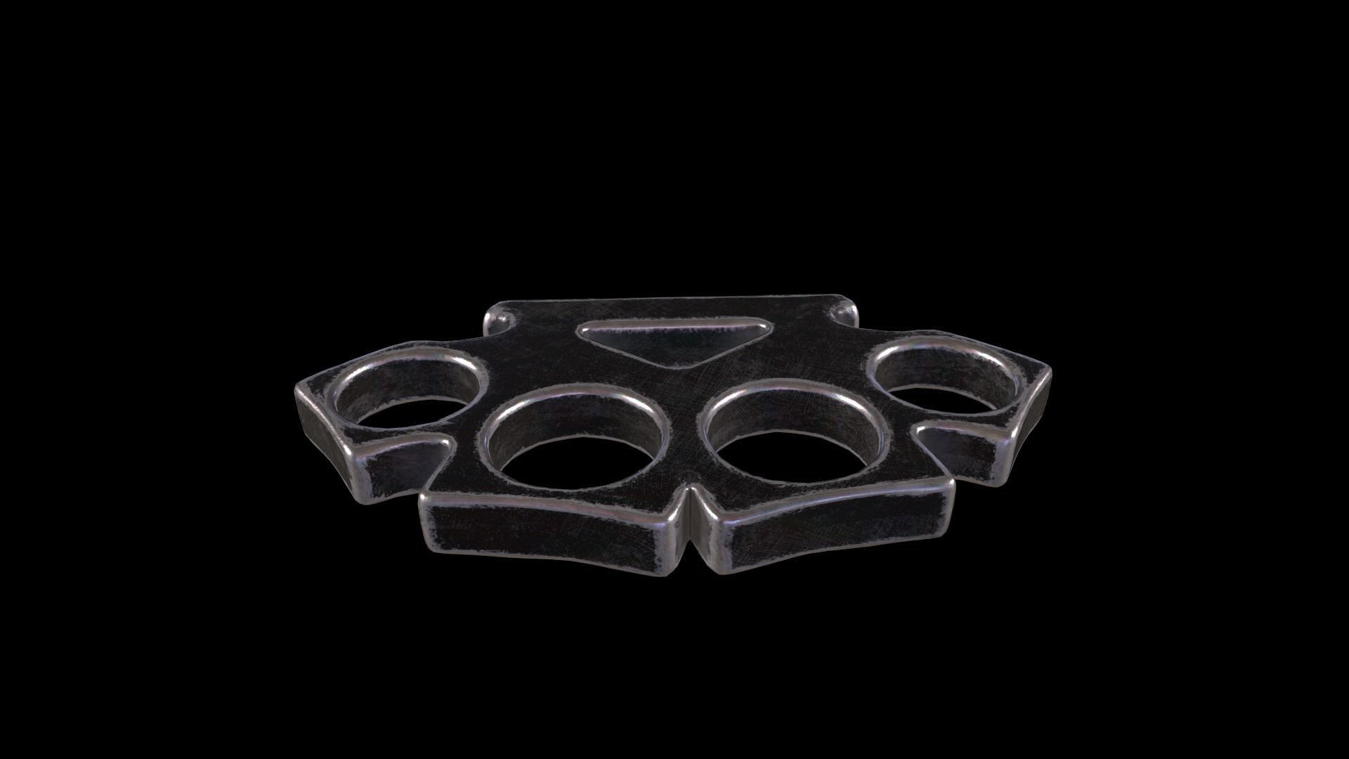 Brass Knuckle Cold Weapon free 3D model | CGTrader