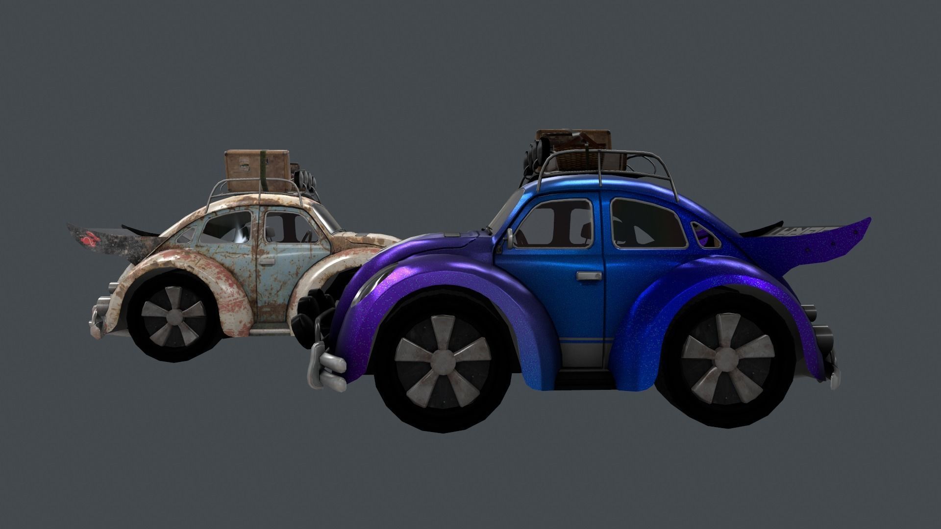 3D model Bugrat car VR / AR / low-poly | CGTrader
