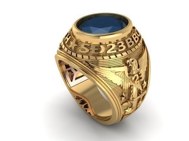 RINGS MEN DIAMOND 3D model 3D printable | CGTrader