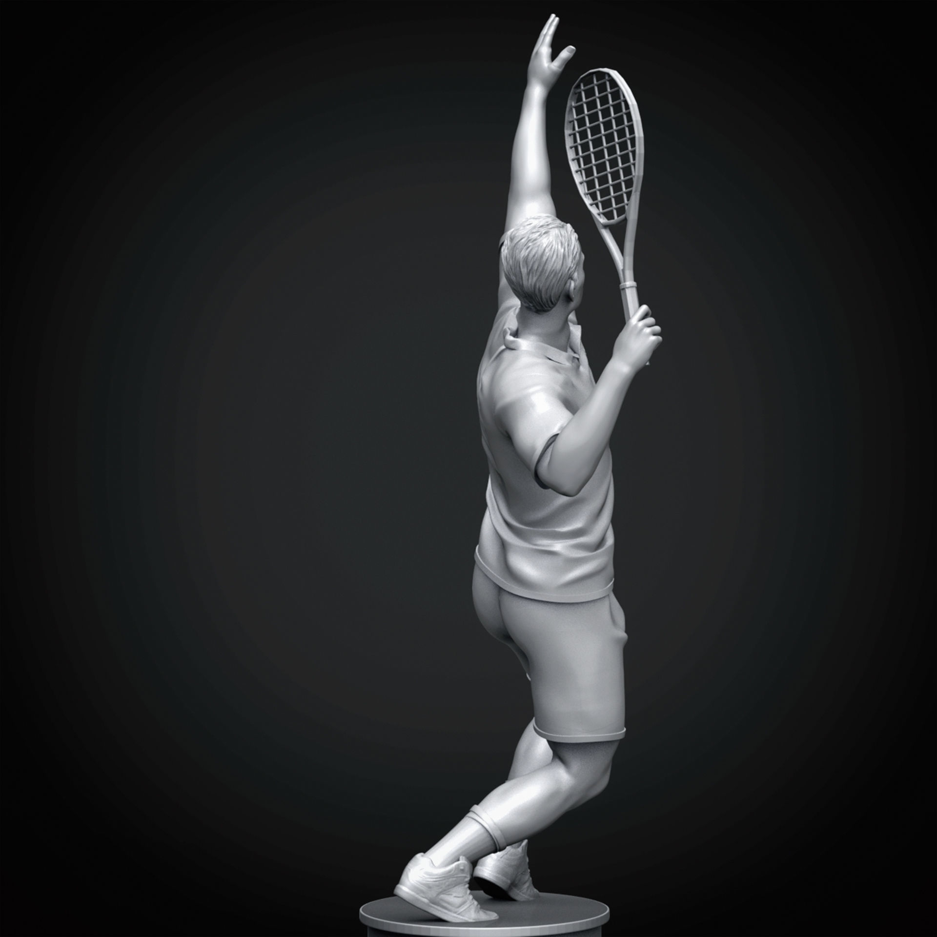 Roger Federer 3D Printable 2 3D model 3D printable | CGTrader
