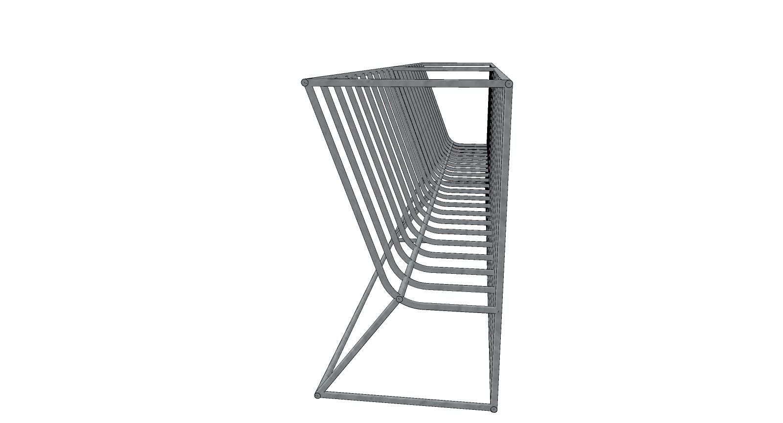 Grill with ASADO support 3D model | CGTrader