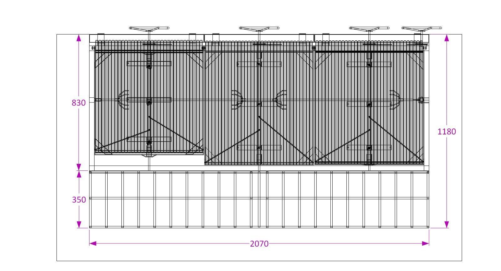 Grill with ASADO support 3D model | CGTrader