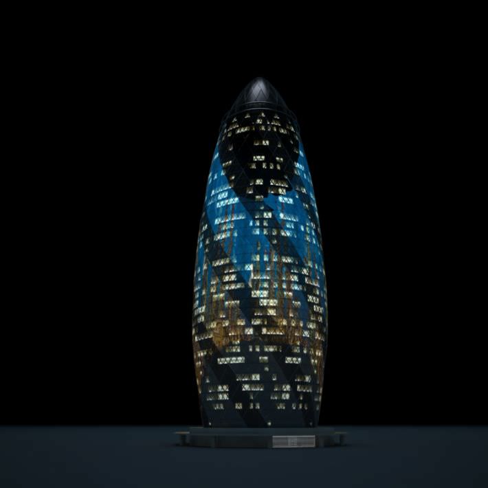 Modern Torpedo Shaped Skyscraper 3D model | CGTrader