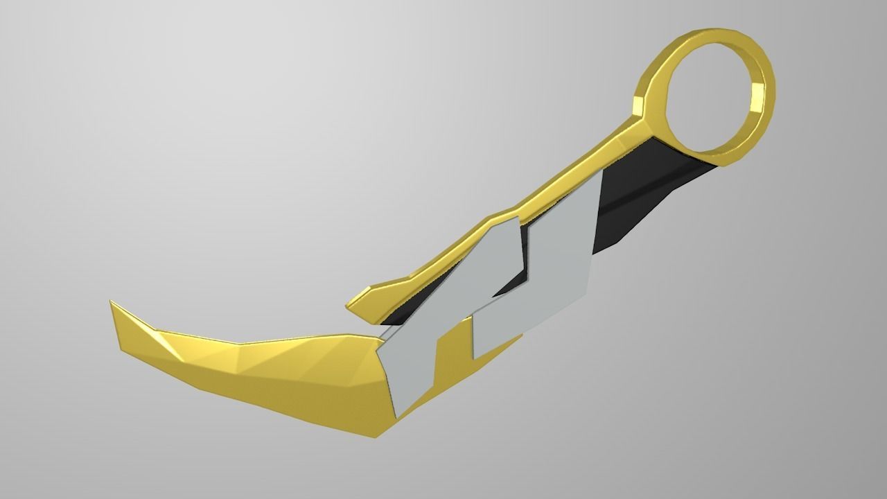 Karambit Prime 2 from Valorant for 3D printer 3D model 3D printable ...