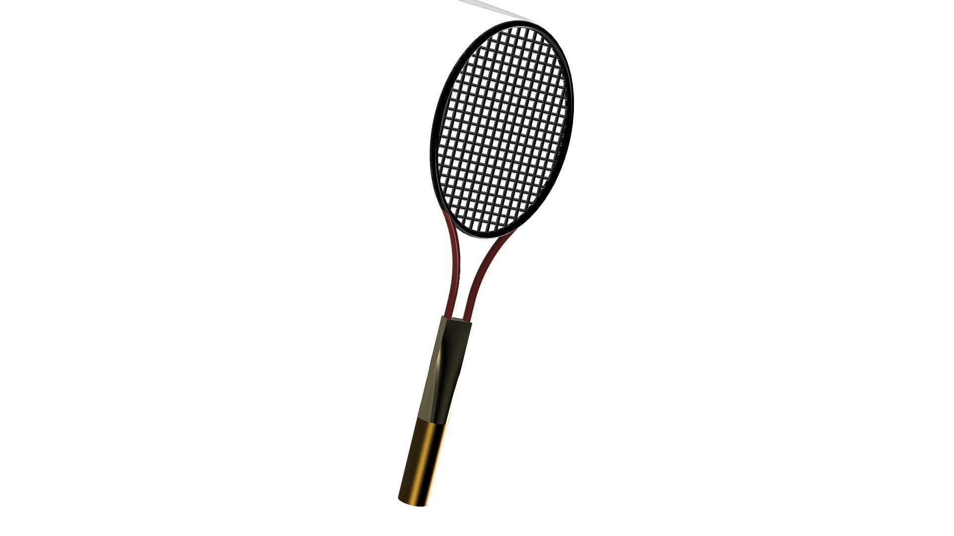 Tennis Bat 3D model | CGTrader