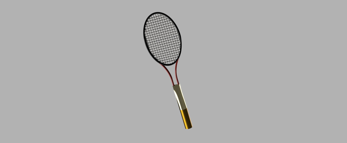 Tennis Bat 3D model | CGTrader