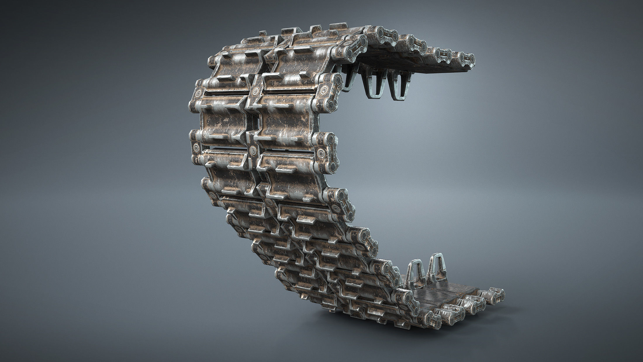 3D model T-80 Tank Tracks VR / AR / low-poly | CGTrader