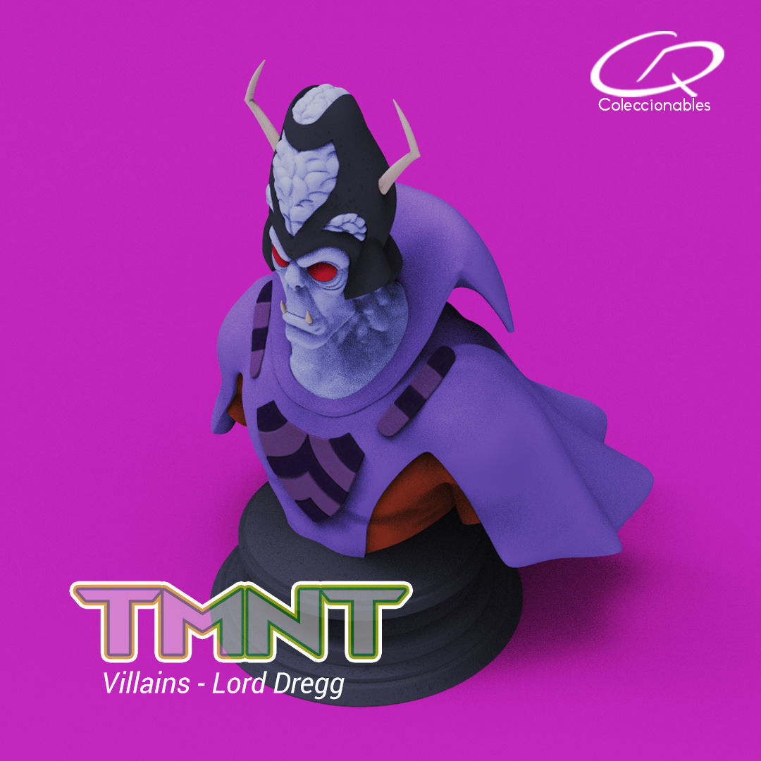 Teenage Mutant Ninja Turtles - Animated series - Lord Dregg 3D model 3D ...