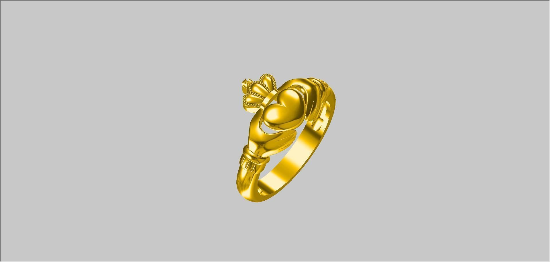HAND RING MODEL 3D model 3D printable | CGTrader