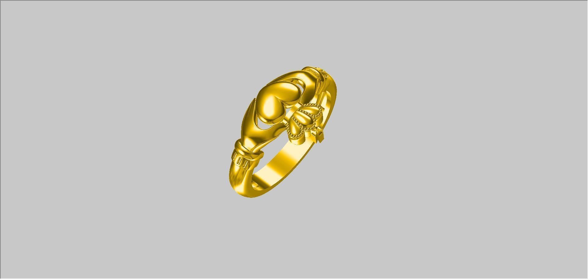 HAND RING MODEL 3D model 3D printable | CGTrader