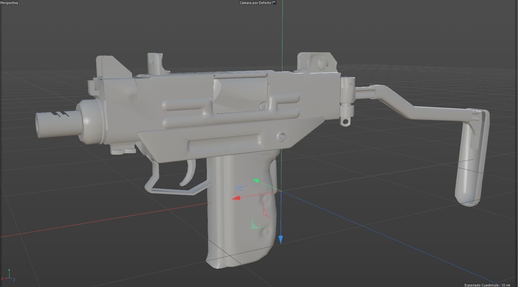 3D model Mini Uzi Low Poly 3D Model VR / AR / low-poly | CGTrader