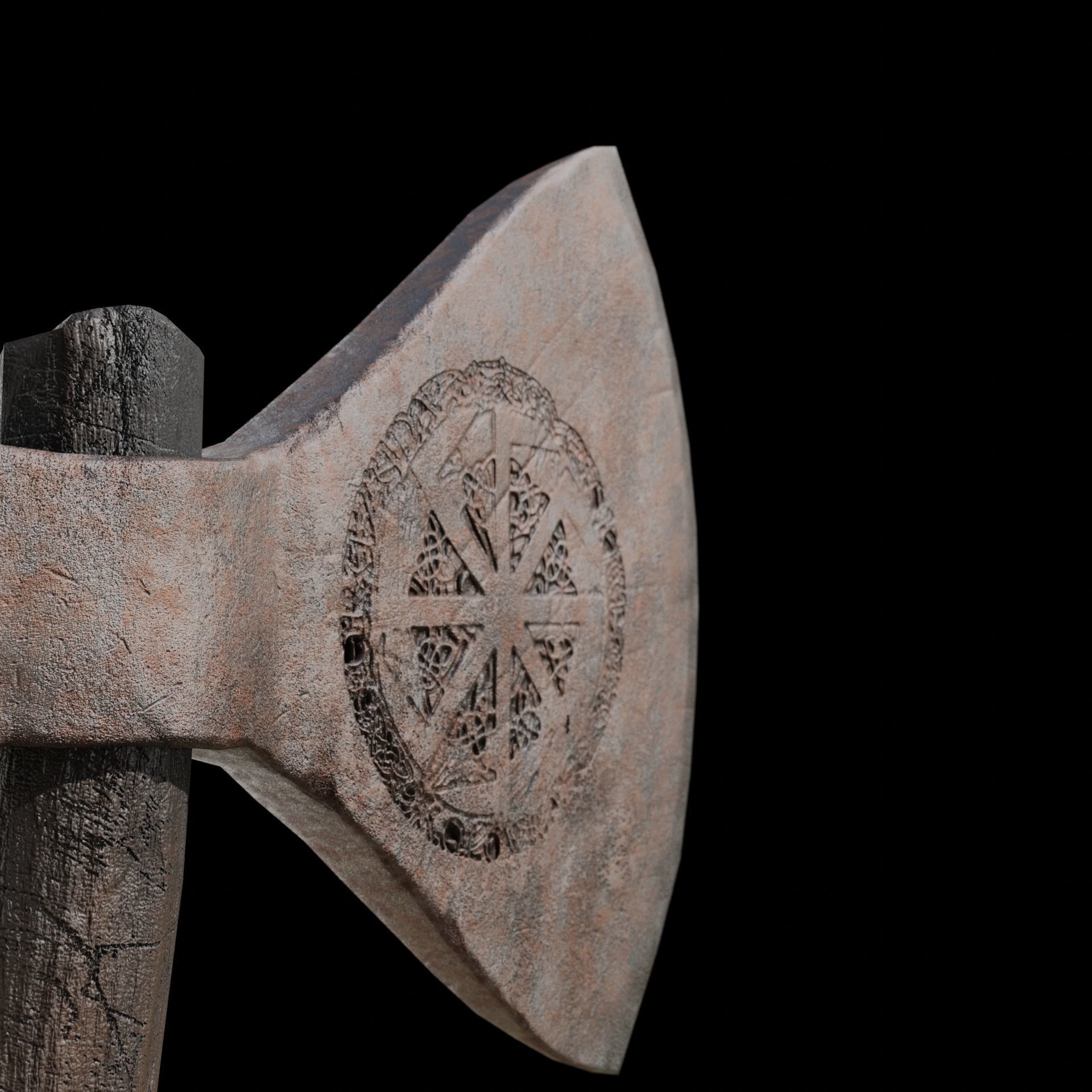 3D model Pagan Battle Axe VR / AR / low-poly | CGTrader