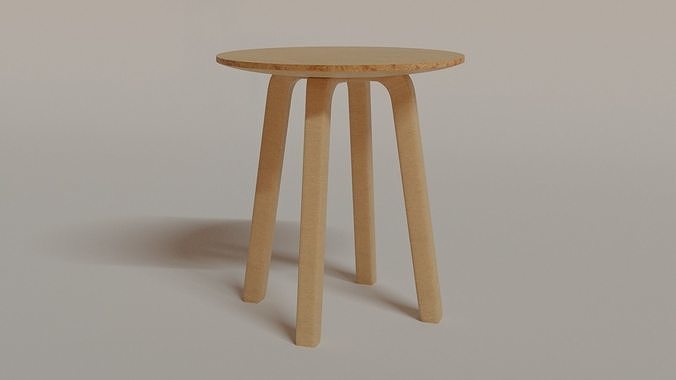 Bella Side Table 3D model | CGTrader