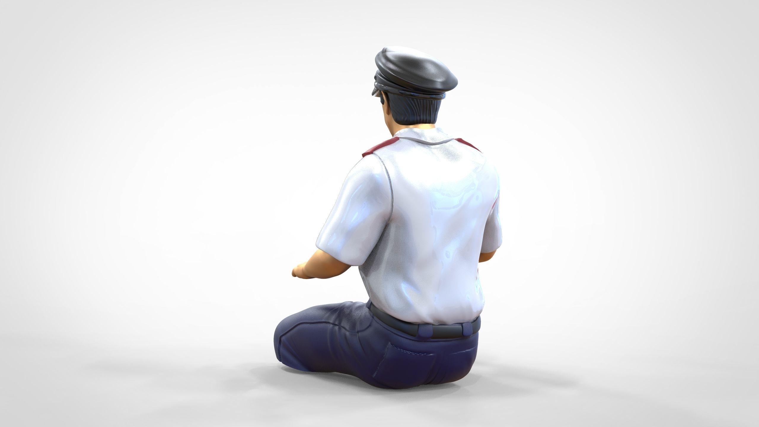 N2 City Train Driver 3D model 3D printable | CGTrader
