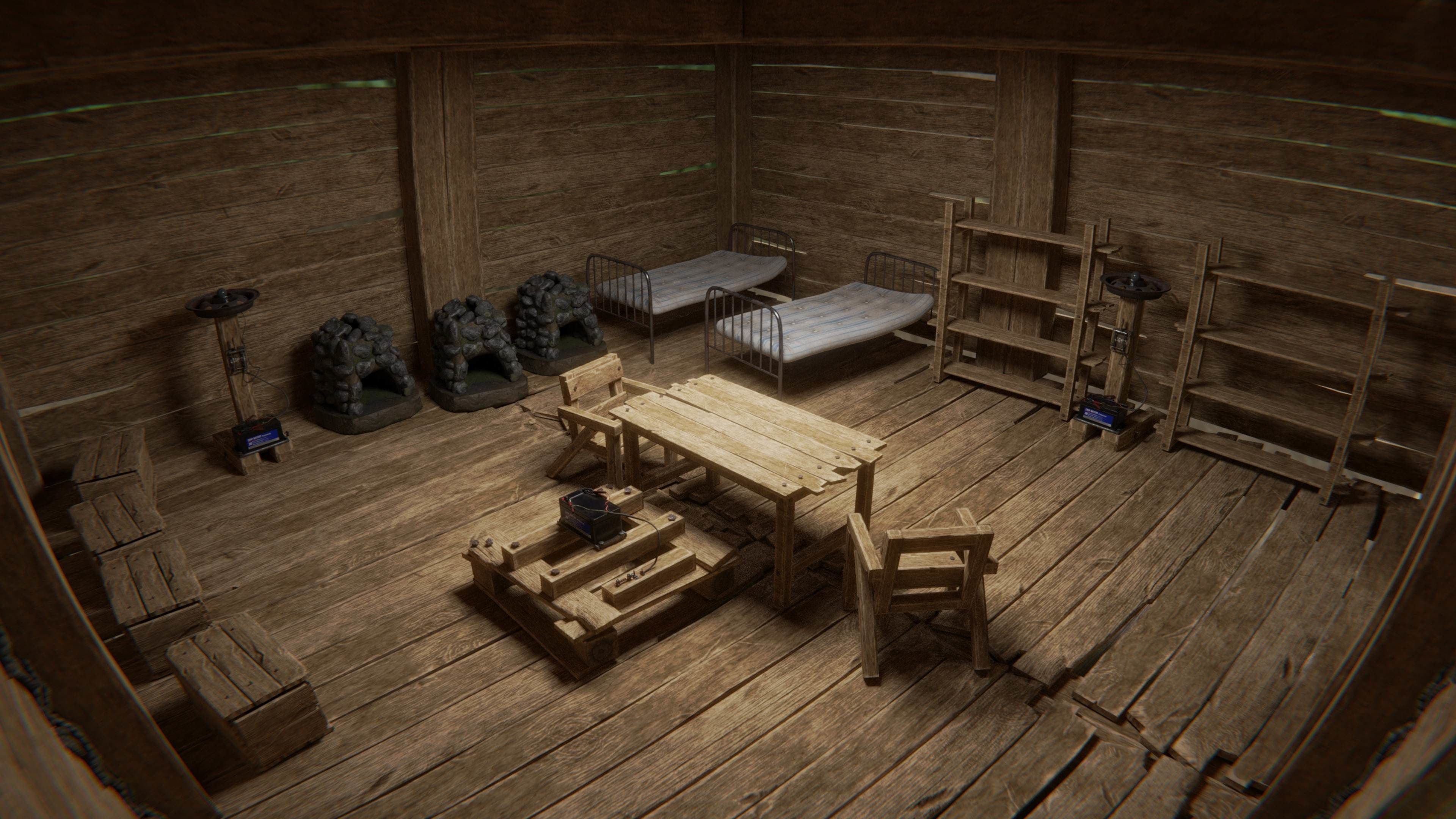 3D model Survival Modular Building Parts Pack VR / AR / low-poly | CGTrader