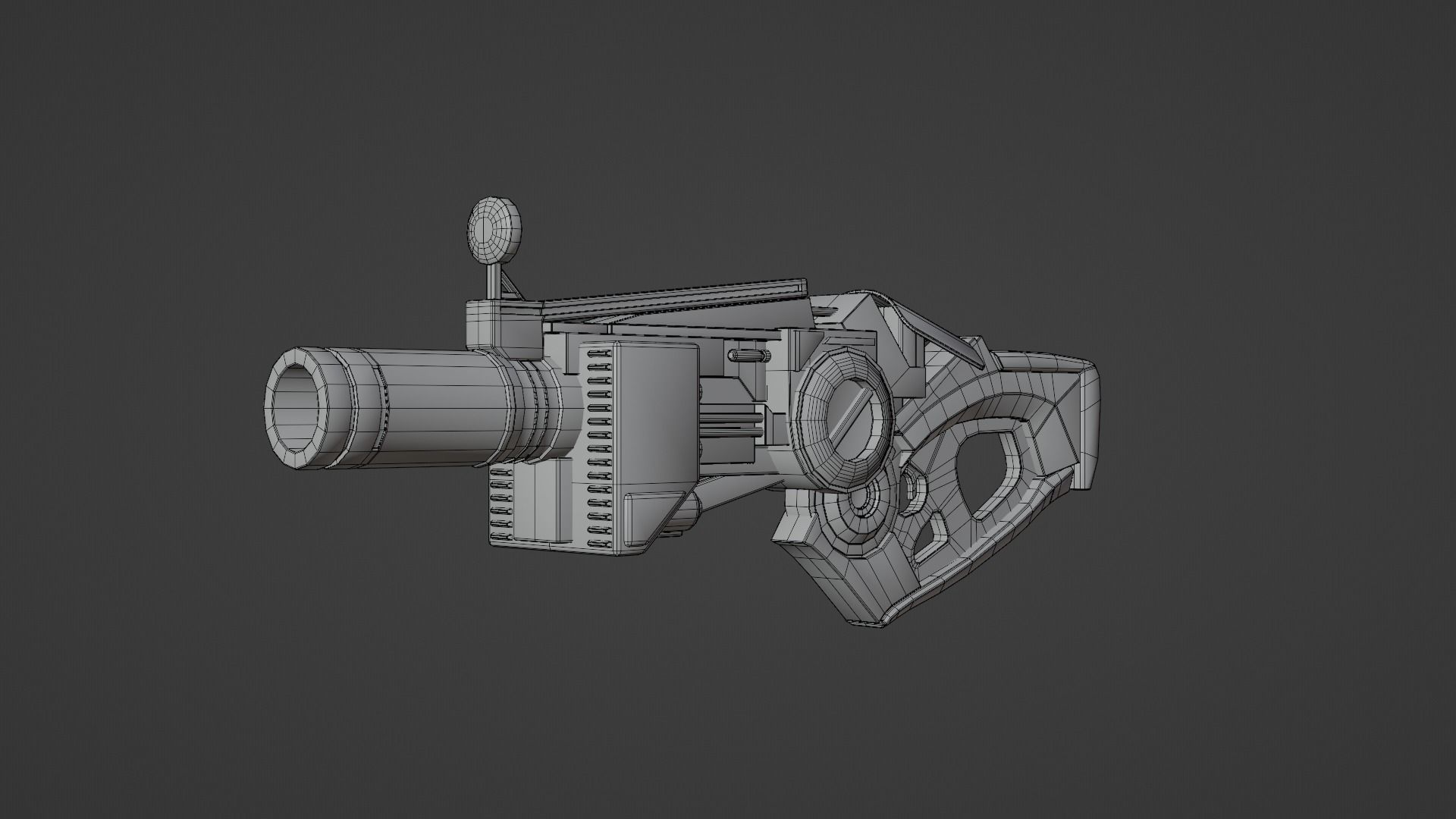 3D model Sci-Fi Shotgun - Giant Shooter VR / AR / low-poly | CGTrader