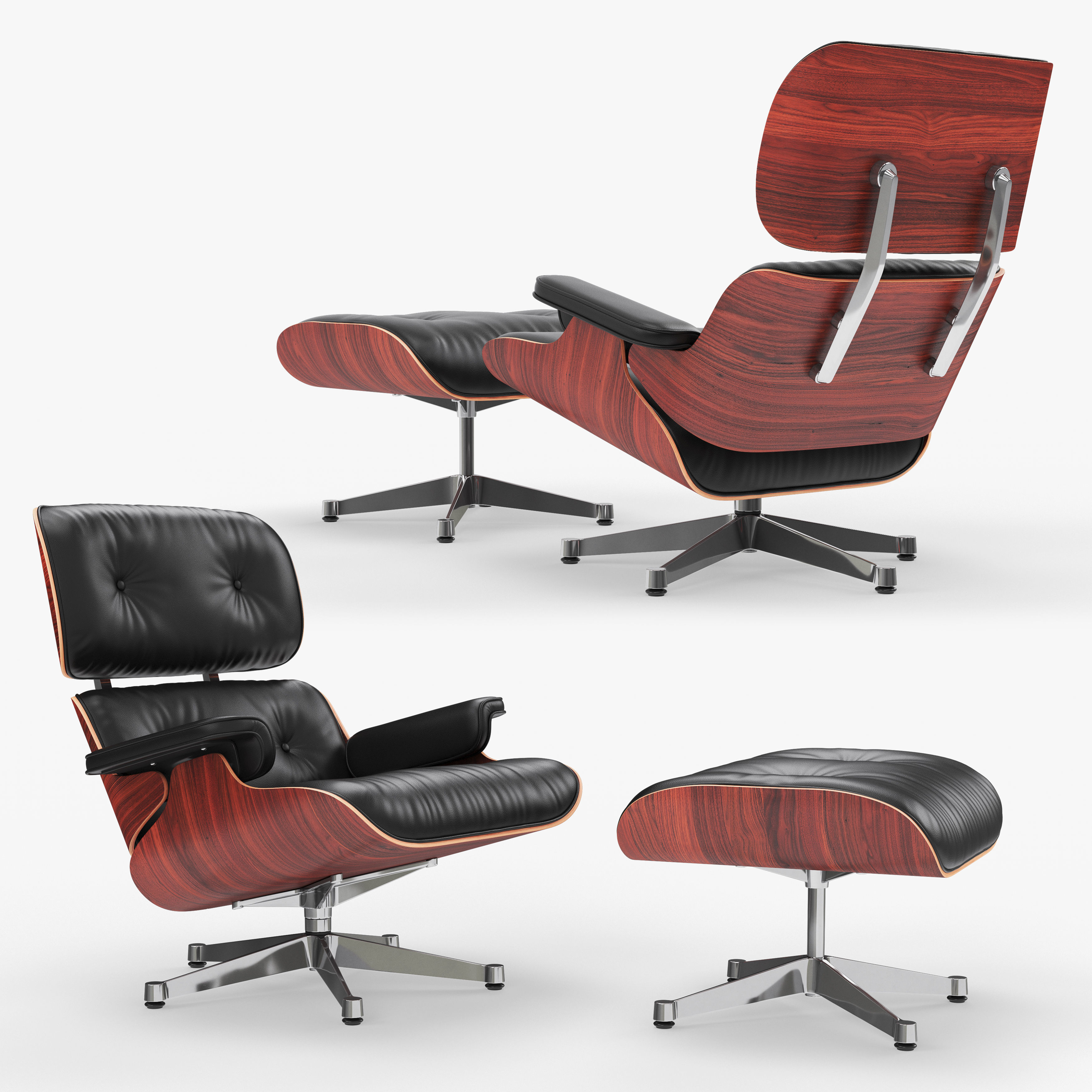 Vitra Lounge Chair Classic 3D model | CGTrader