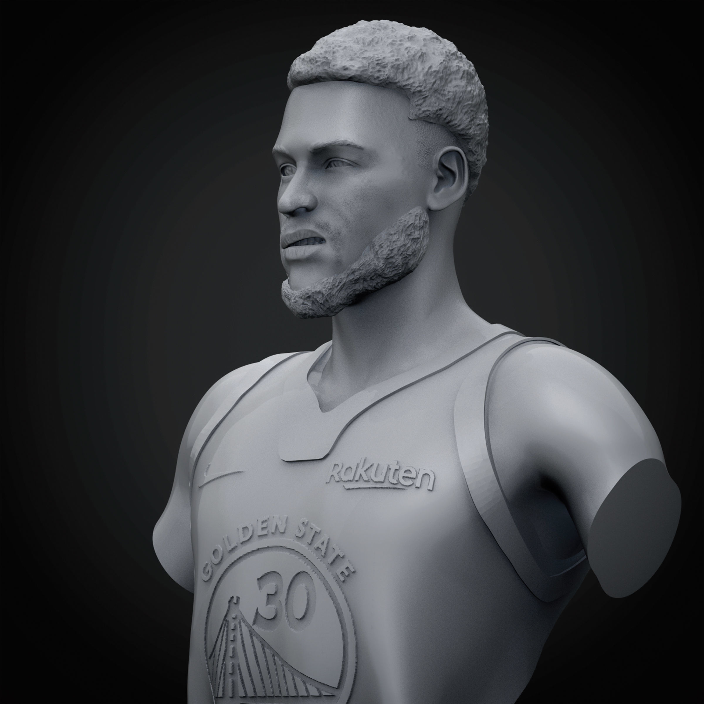 Steph Curry 3D Printable 4 3D model 3D printable | CGTrader