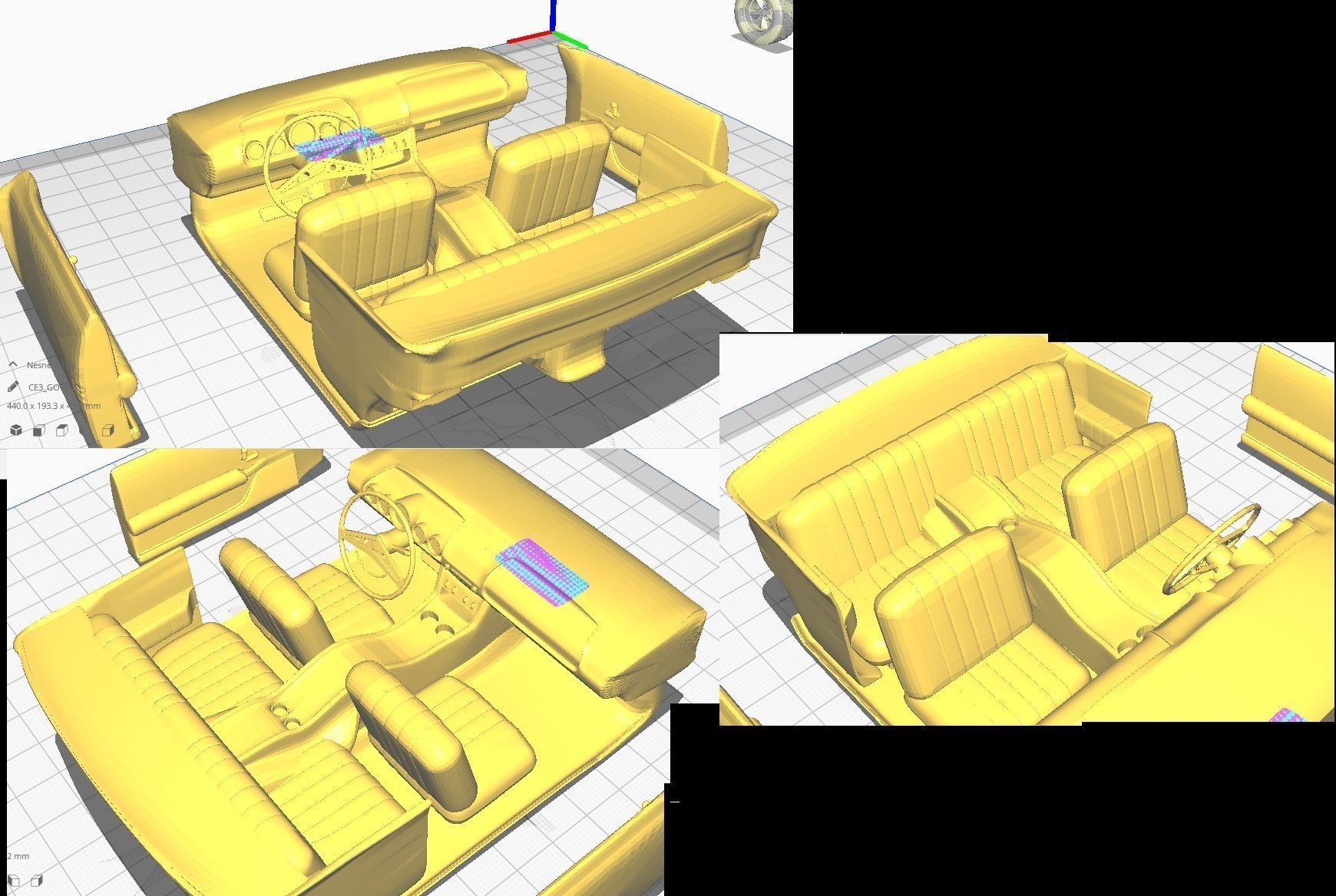 1963-64 chevrolet impala blue 3D model rigged | CGTrader