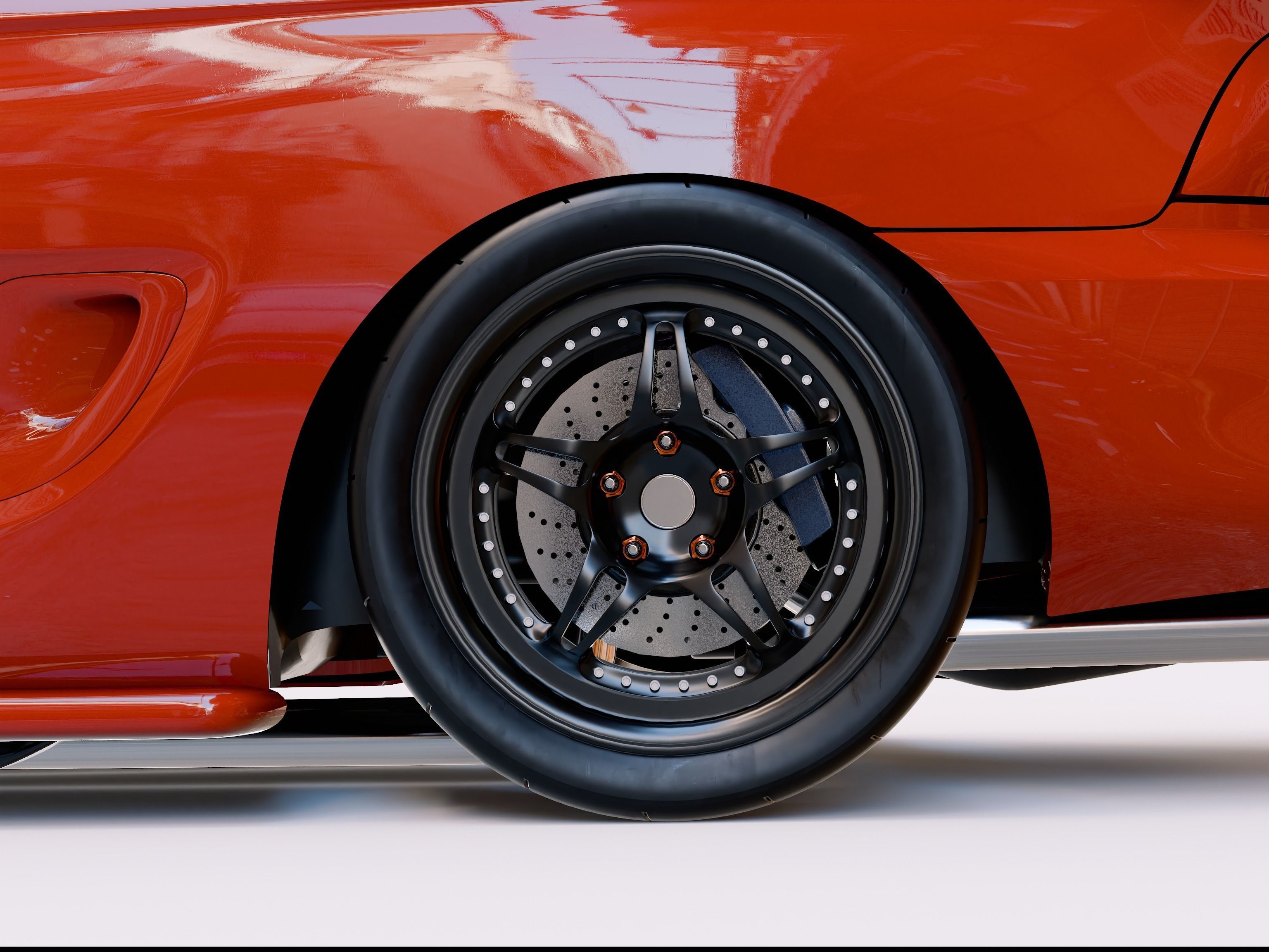 1998 SN95 Merchant Centrifugal Supercharged Muscle Car 3D model | CGTrader