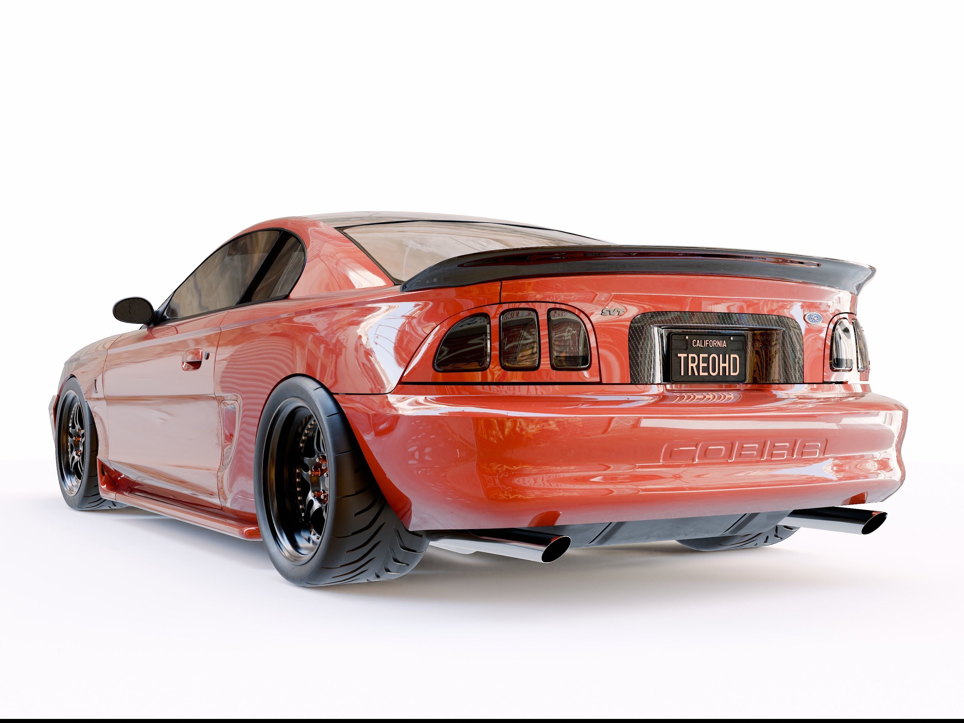 1998 SN95 Merchant Centrifugal Supercharged Muscle Car 3D model | CGTrader