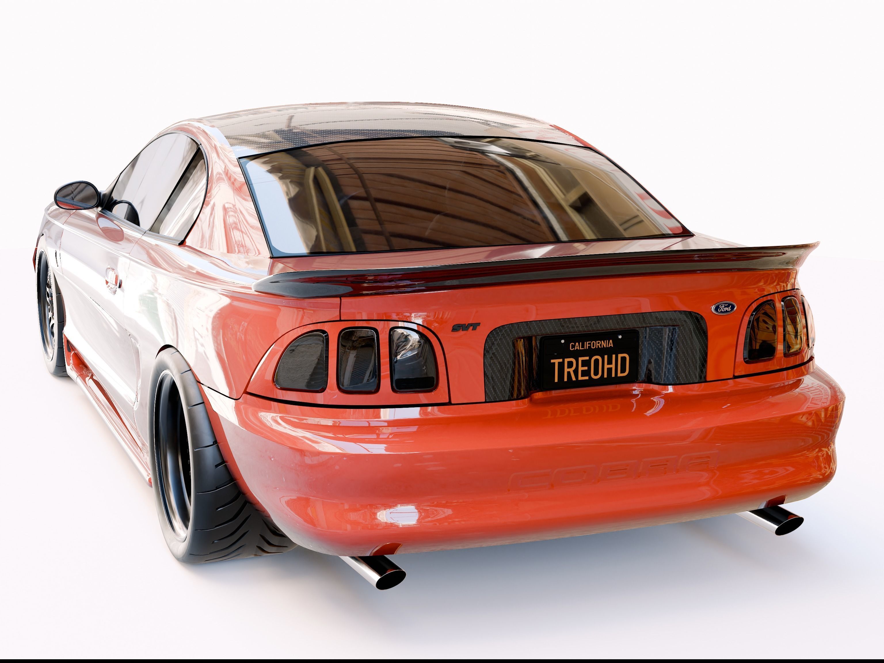 1998 SN95 Merchant Centrifugal Supercharged Muscle Car 3D model | CGTrader