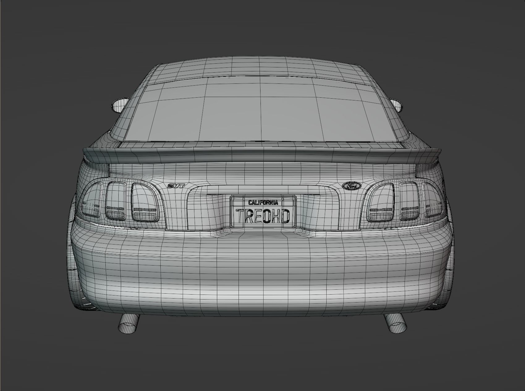 1998 SN95 Merchant Centrifugal Supercharged Muscle Car 3D model | CGTrader