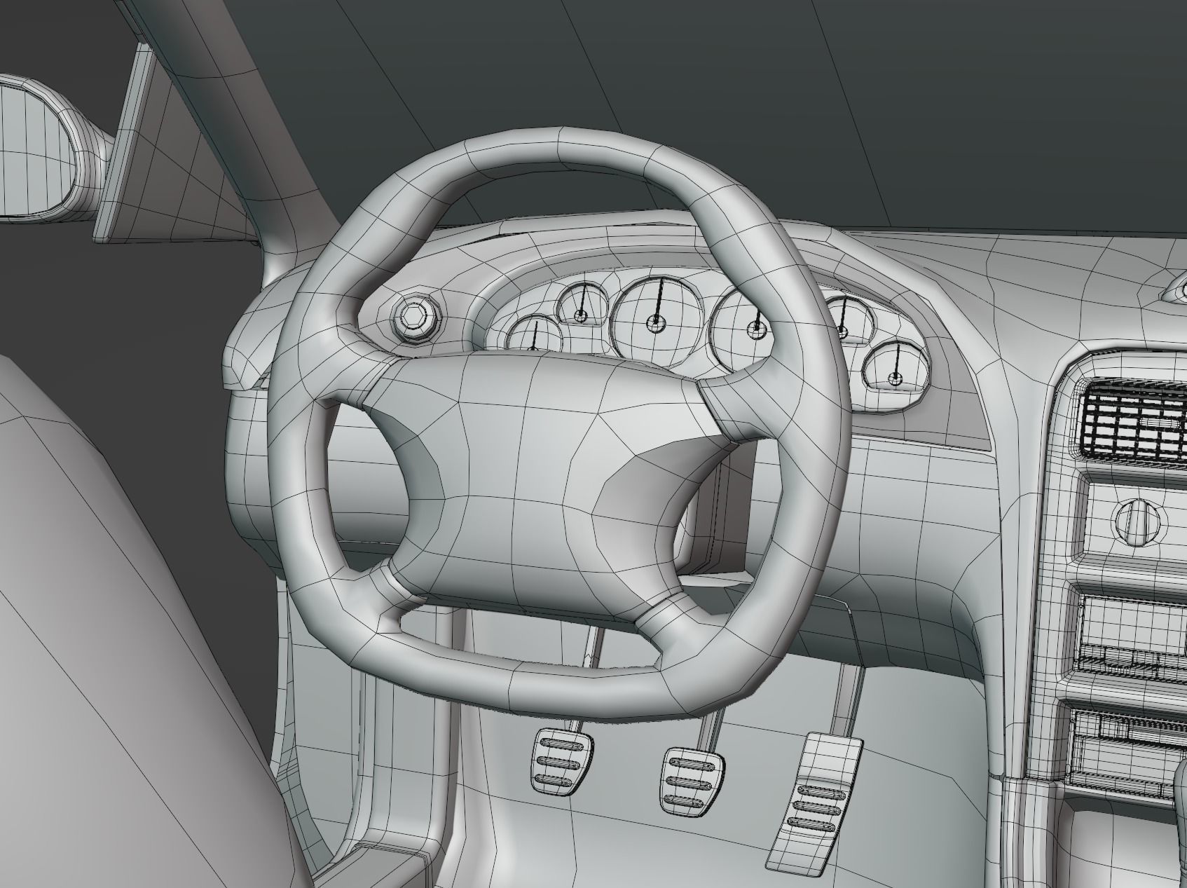 1998 SN95 Merchant Centrifugal Supercharged Muscle Car 3D model | CGTrader