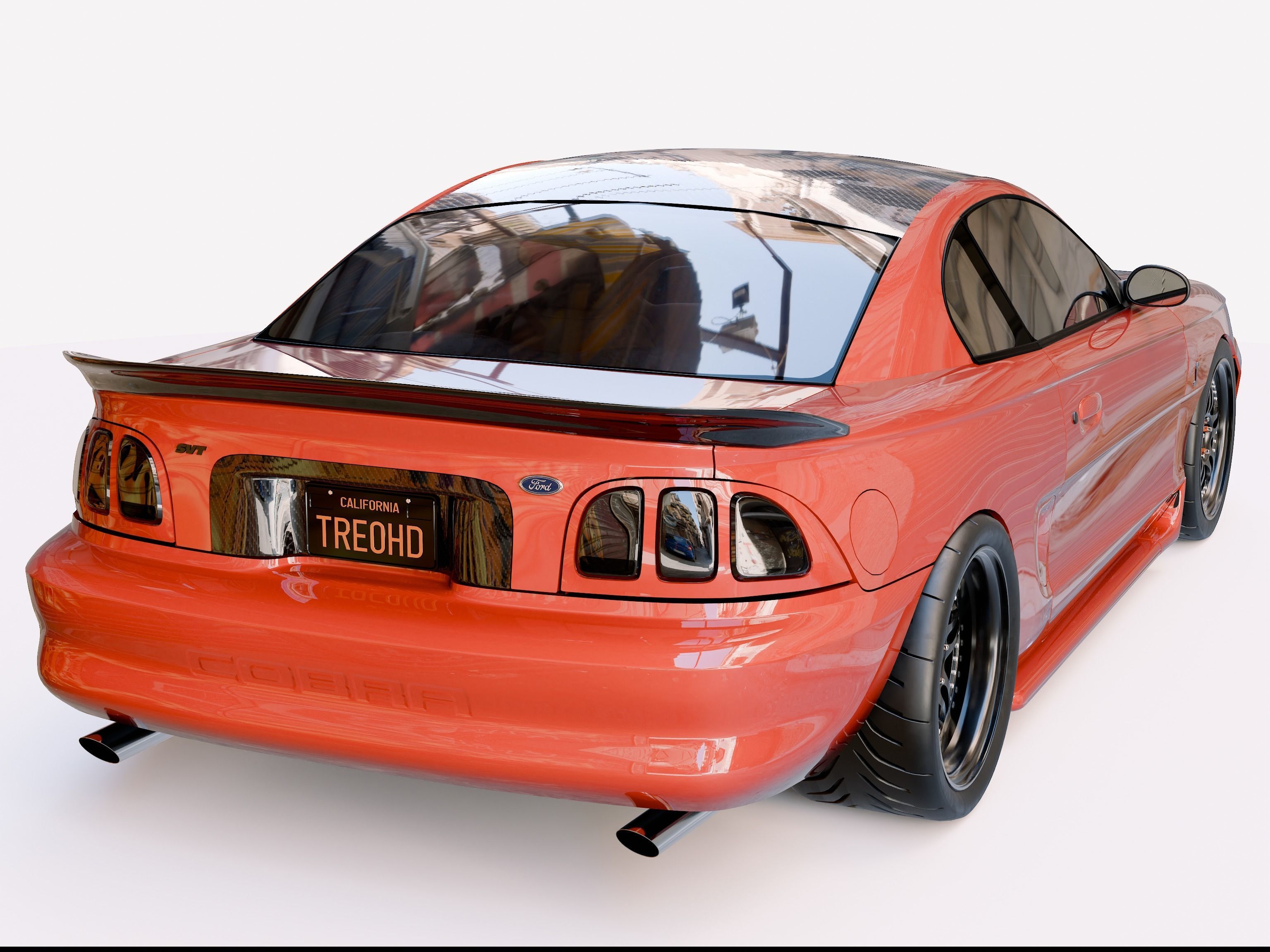1998 SN95 Merchant Centrifugal Supercharged Muscle Car 3D model | CGTrader