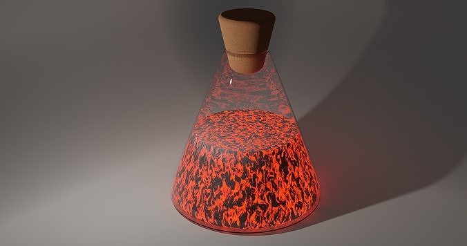 Potion Lava 3D model | CGTrader