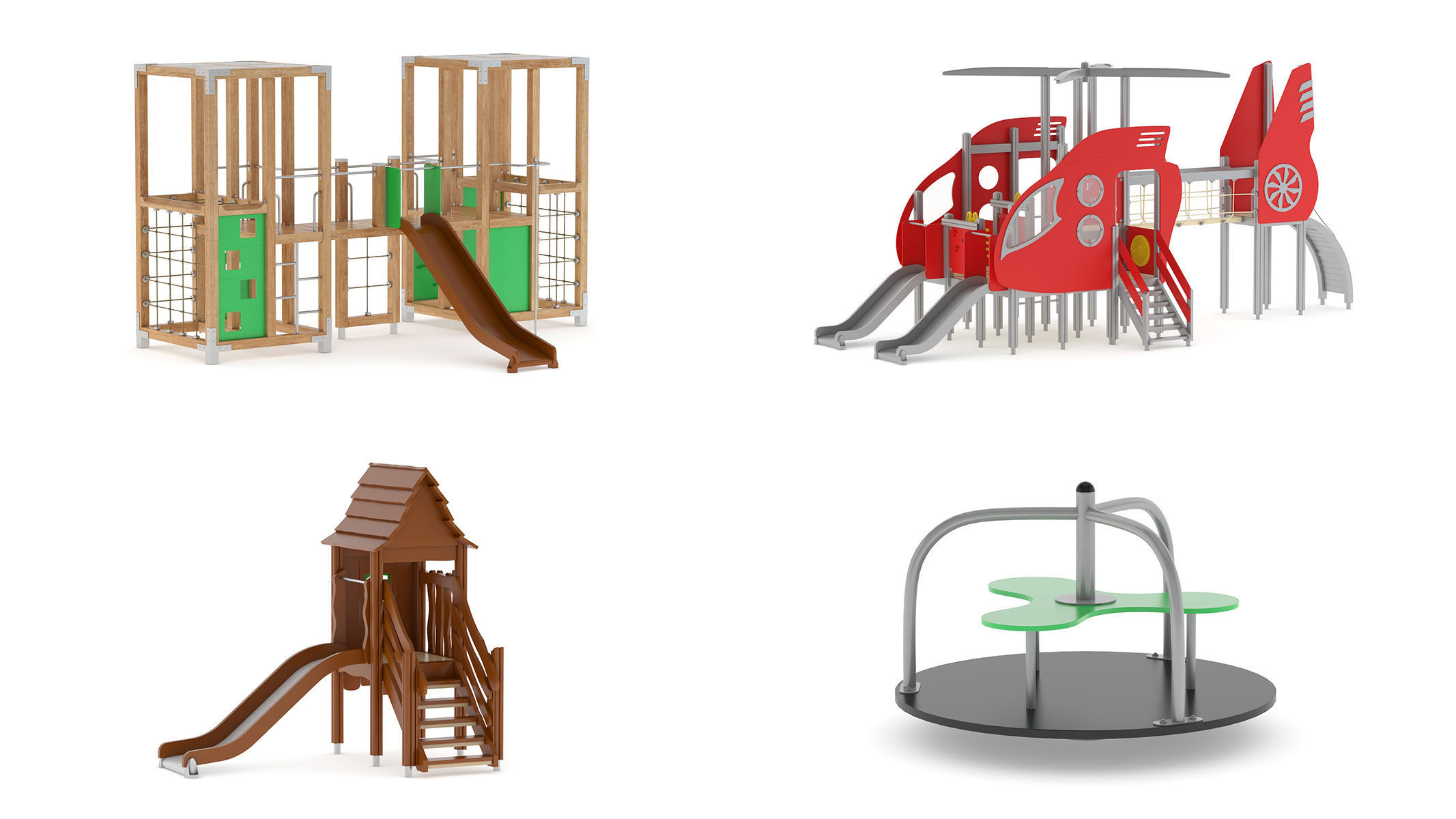 186 Playground Outdoor Lappset Collection 3D model | CGTrader