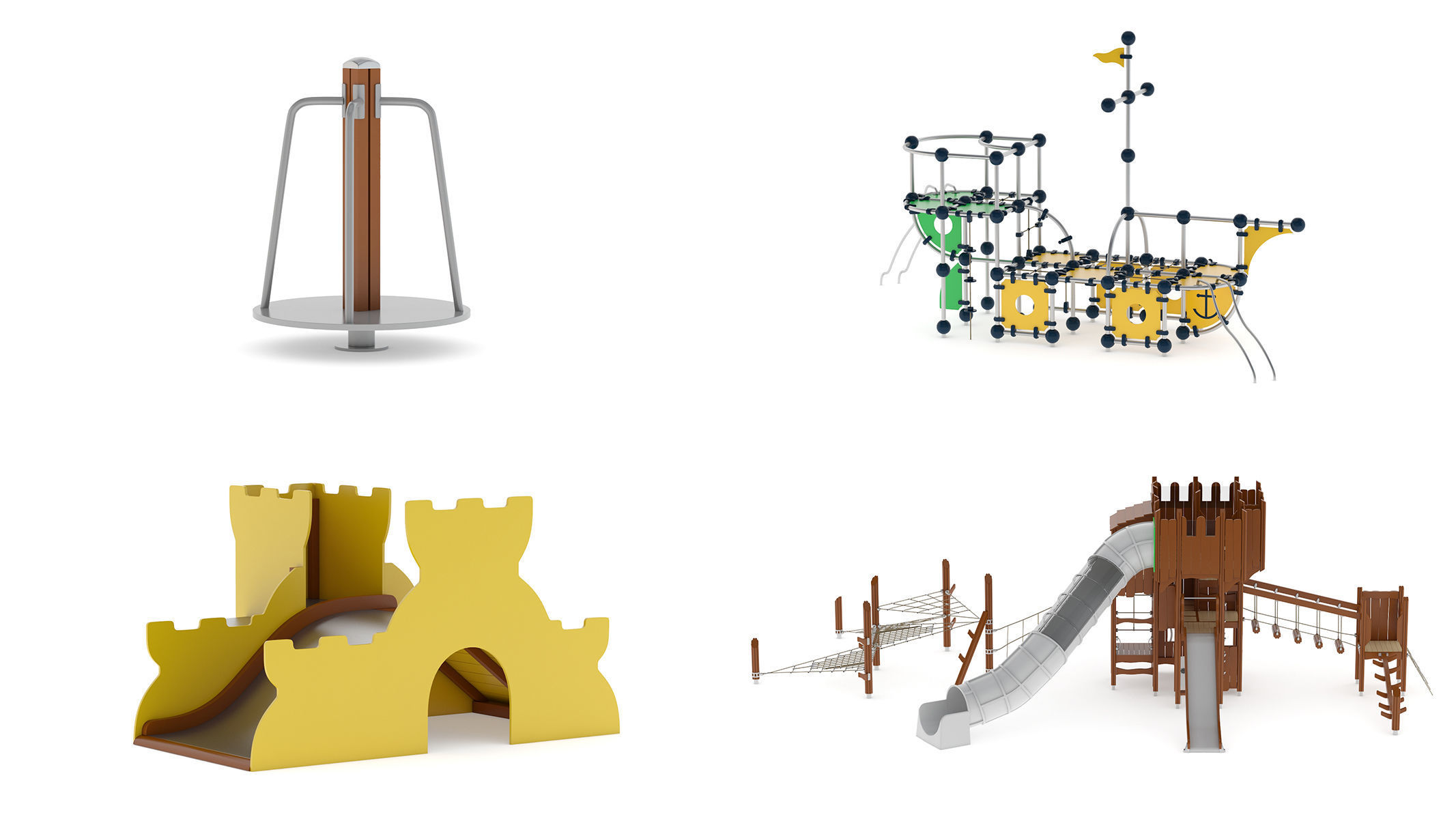 186 Playground Outdoor Lappset Collection 3D model | CGTrader