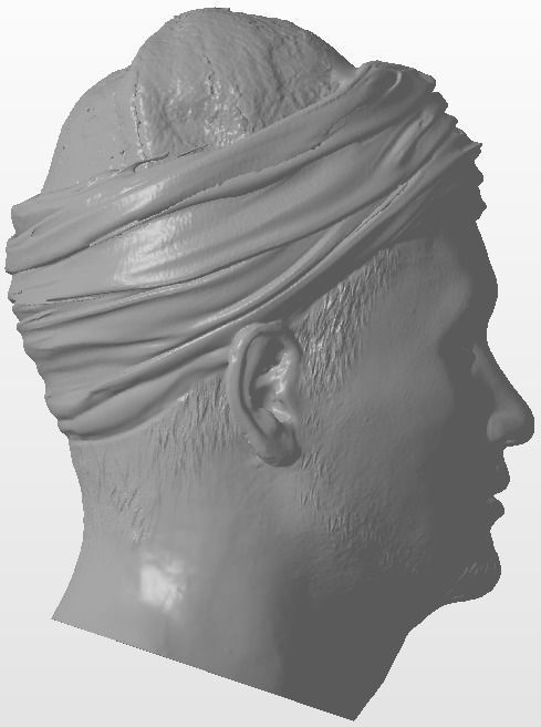 Human Bust turkoman turkman high ultra realistic bust 3D model 3D ...